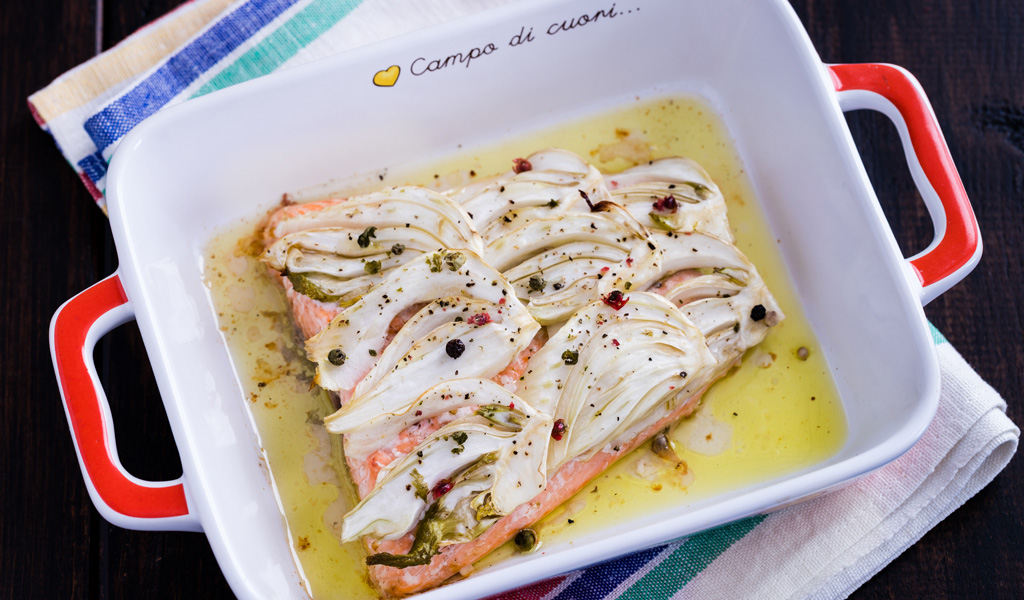 Filetto di salmone con finocchi - Ariosto